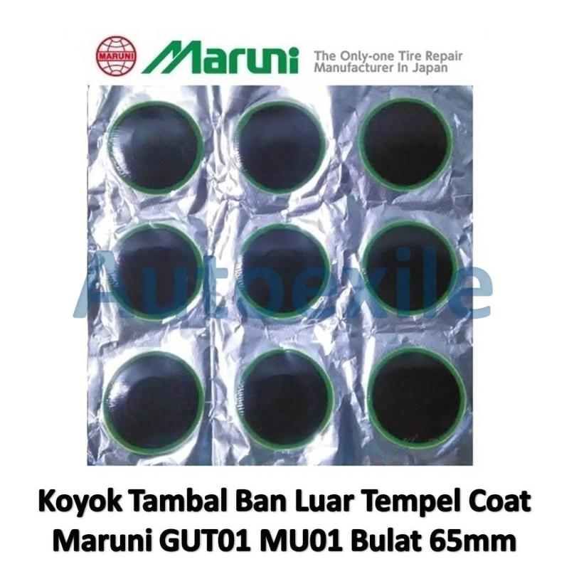Koyok Tambal Ban Luar Tire Patch Maruni GUT-01 MU-01 Bulat 65mm - Shop ...