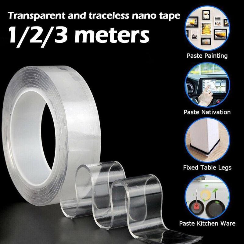 Strong Nano Double-sided Adhesive Traceless Super Glue Long Lasting ...