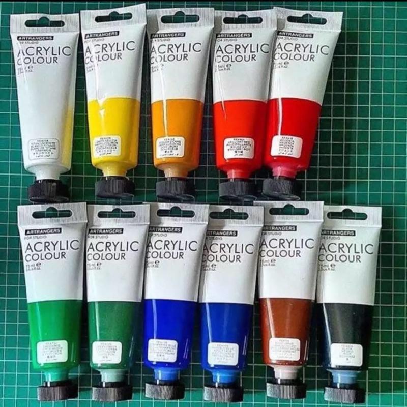 Cat Akrilik Rangers Seni 75ml - Stationery - TikTok Shop Malaysia