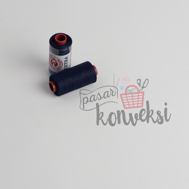 Benang EXTRA Biru Dongker/ NAVY 398 - Shop | Tokopedia