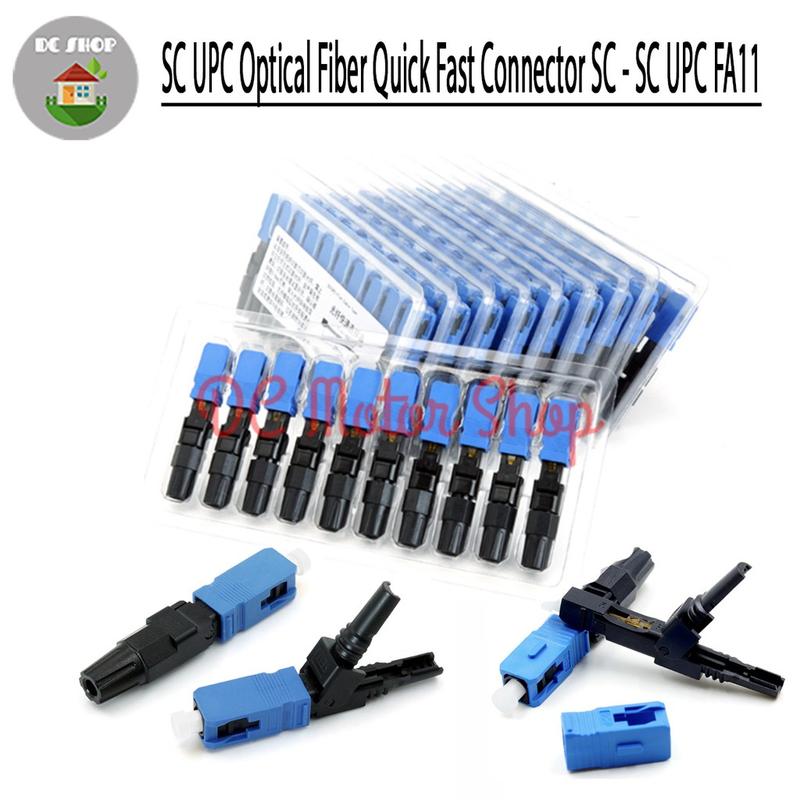 SC UPC Optical Fiber Quick Fast Connector SC - SC UPC FA11 - Shop | Tokopedia