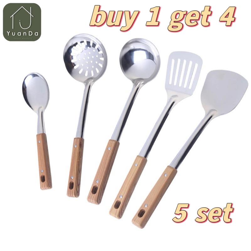 (Buy 1 Get 4 free) 5-piece kitchenware set, including a spatula ...