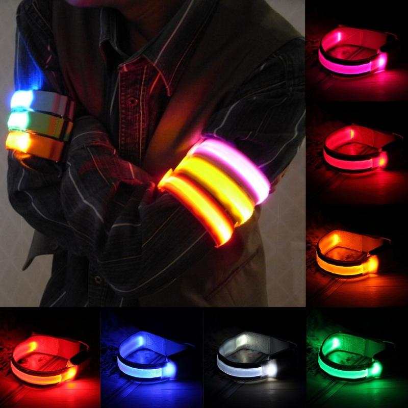 LED Light Strap Wrist Slap Armband Ankle Night Running Runne - TikTok ...