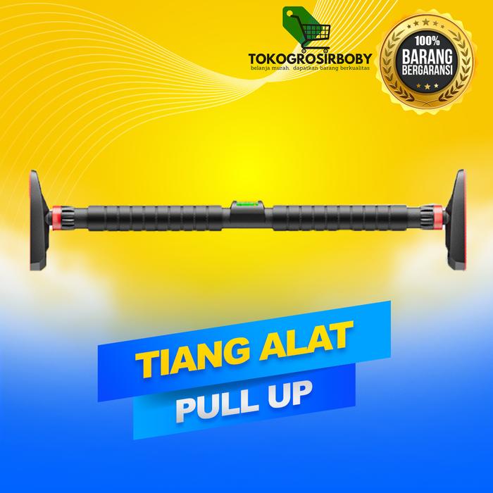 Jual Tiang Alat Pull Up Bar Fitness Rumah Home Gym Ukuran 130 Cm - 90 ...