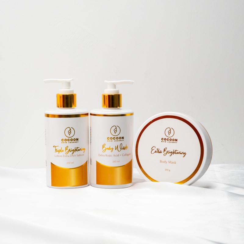 Cocoon Skin Journey - Package Body Lotion + Body Wash + Body Mask ...