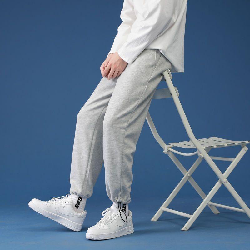 Unisex Plain Cotton sport Jogger Pants men's Sweatpants Trousers ...