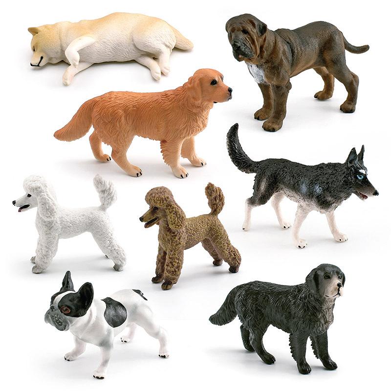 Cute Realistic Plastic Dog Models Including Golden Retriever - TikTok ...