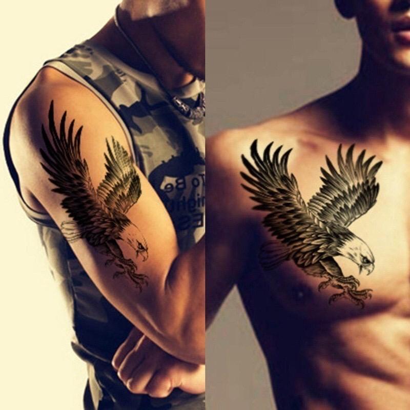 Sticker Tatto Burung Elang - Tato Temporary - Tato Sementara - Shop ...