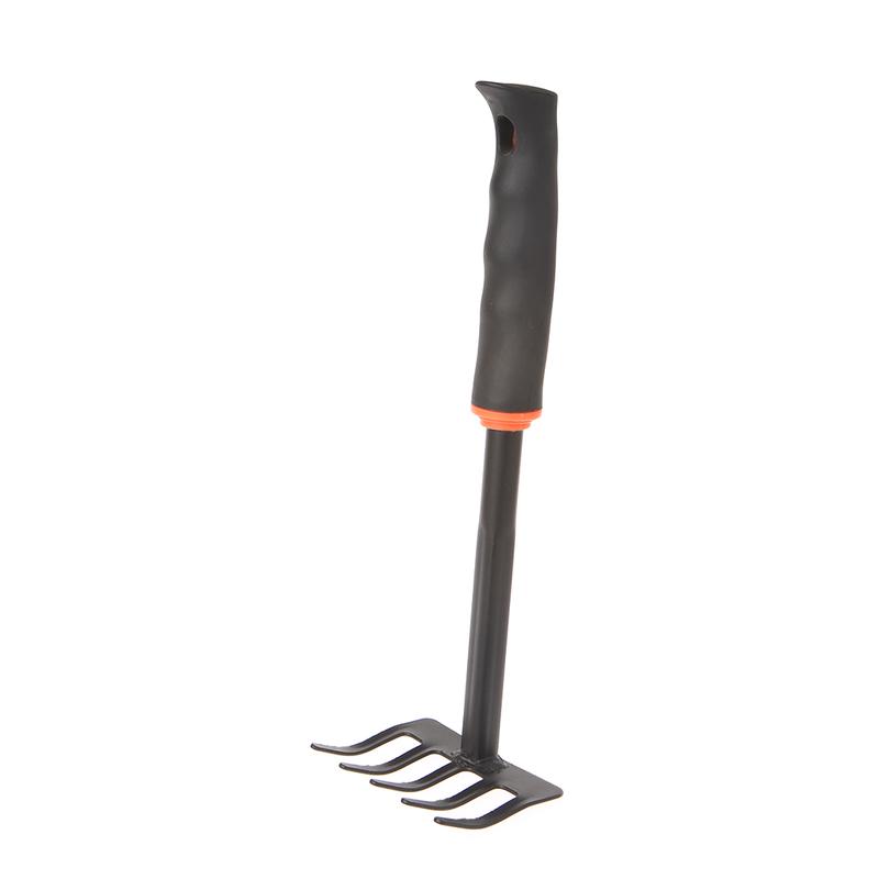 1Pc Portable Digging Tool Mini Steel Rake For Home Garden Transplanting ...