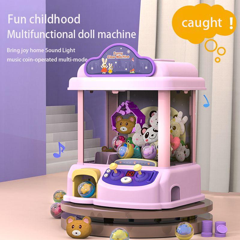 Claw machine toy crane machine clip doll machine toy arcade game ...