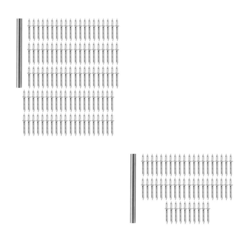Double Head Thread Seamless Nail with Sleeve Tool Trimming Nails ...