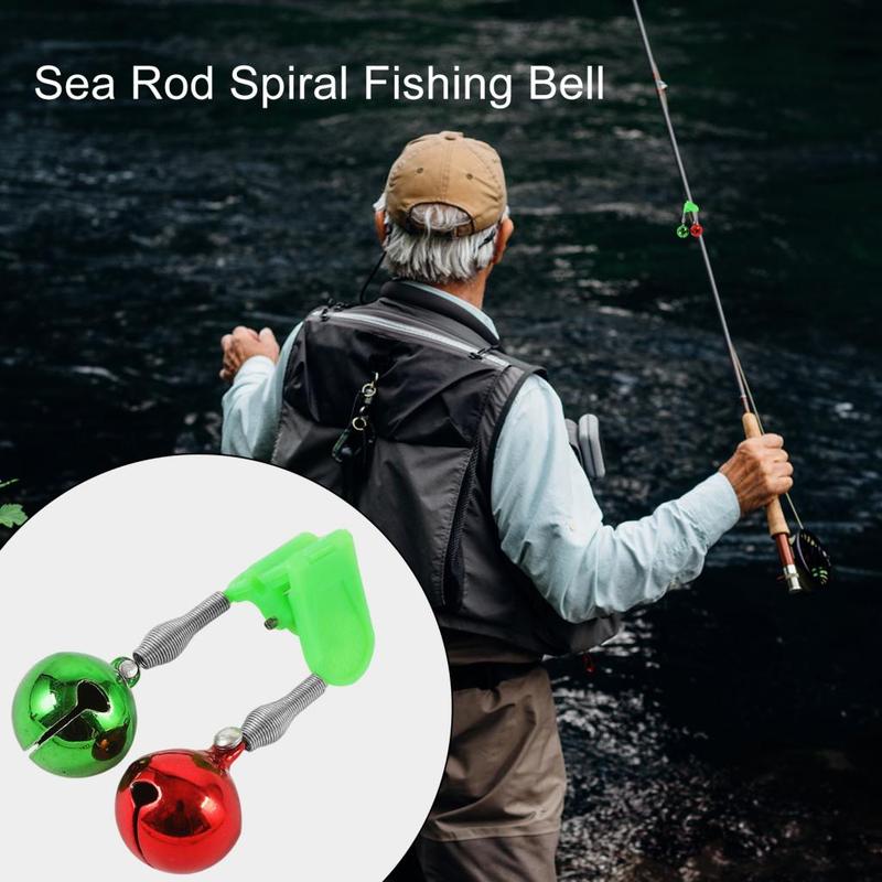 Yiyinafi Fishing Bell Alarm Dual Bells Iron Fishing Rod Spiral - TikTok ...