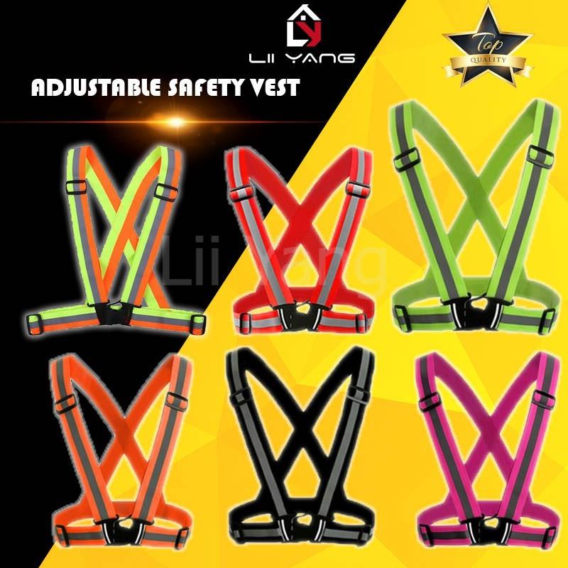 Adjustable Safety Vest Cycling Running Visibility Reflectiv - TikTok ...