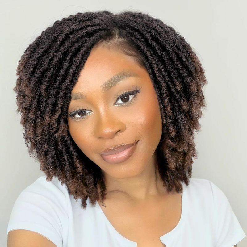 Synthetic Curly Dreadlock Wig Natural Fluffy Dreadlocks Shor - TikTok ...