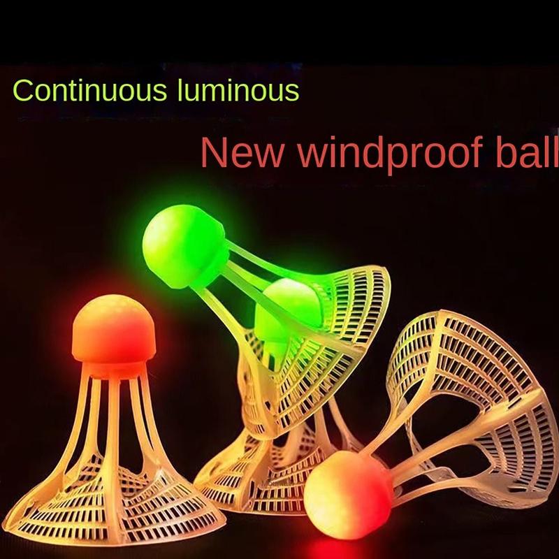 1/2/5pcs Glowing Super Resistant Luminous Badminton with LED - TikTok ...