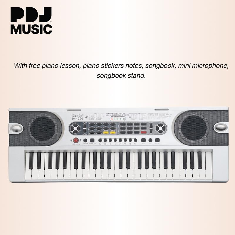 Davis D-4900 49-Key Piano Keyboard for beginners - TikTok Shop Philippines
