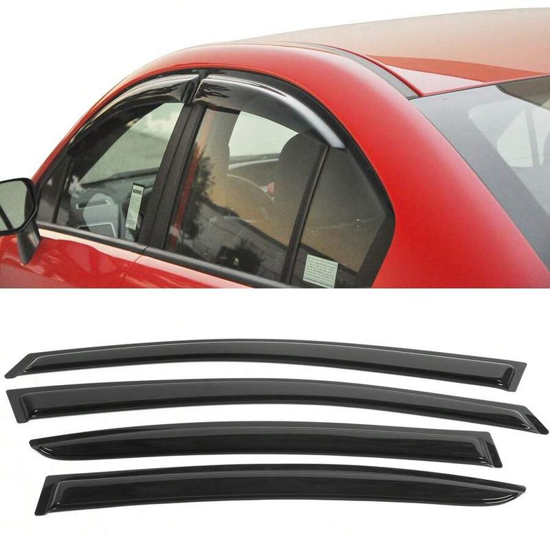 4PCS Window Visors Fit For 2012-2016 Subaru Impreza & 2015-2021 WRX STI ...