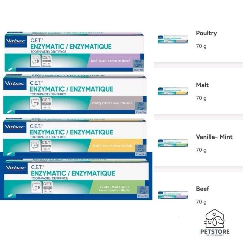 [Bundle Promotion] Virbac Cet Dog and Cat Enzyme Toothpaste 70G ...