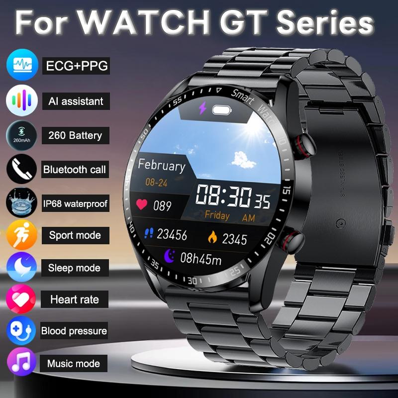 Classic AMOLED Galaxy Watch 6 Voice Call Smart Watch Men GT Series 1.53 inch AMOLED Screen ...