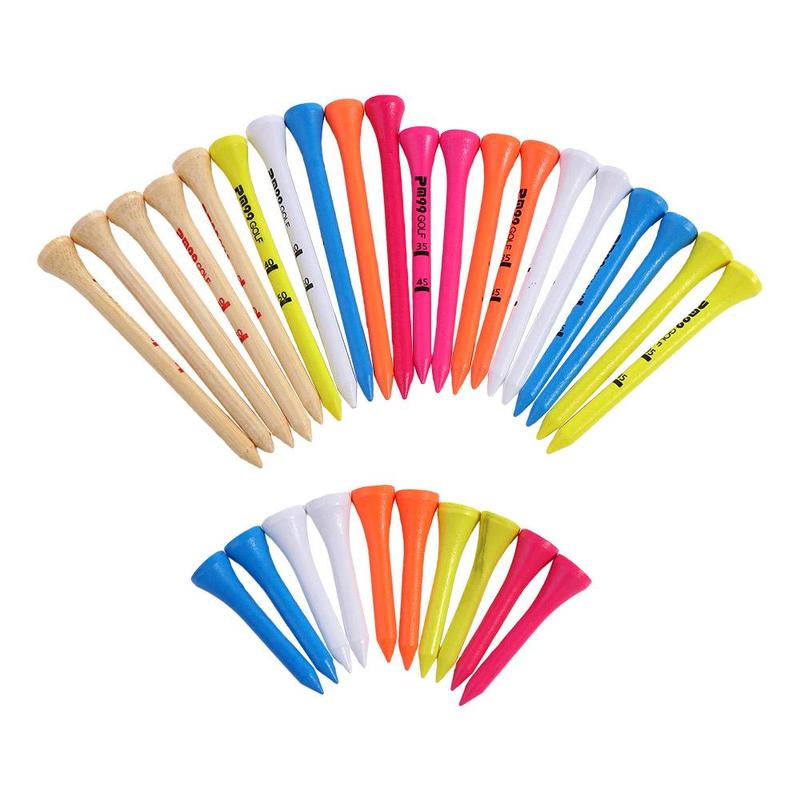 Maple Wood 30Pcs/Box Random Color 42/70/83mm Golf Training Reduce ...