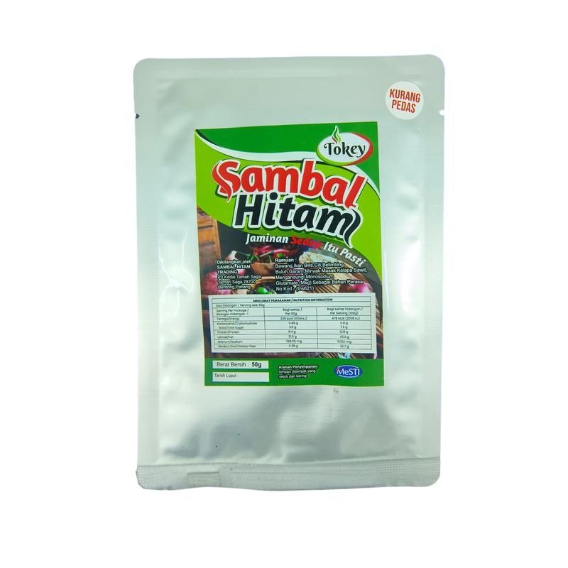 Tokey Sambal Hitam Pahang 50g (Pedas / Kurang Pedas) - TikTok Shop Malaysia