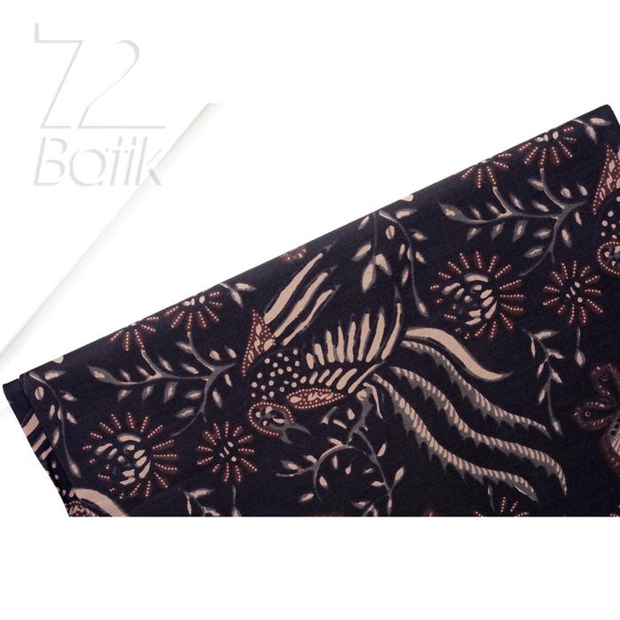Promo KAIN BATIK PREMIUM Bahan Katun Motif Kupu Kupu Two Tone Pagi Sore ...