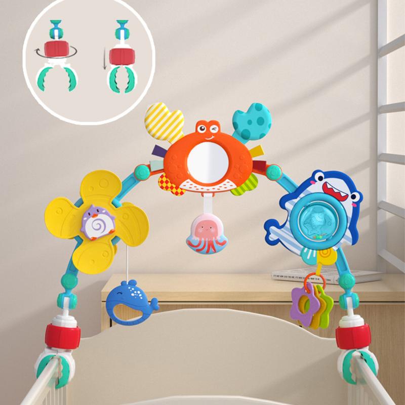 Adjustable Abs Stroller Arch Musical Toys Mobiles for Baby Crib ...