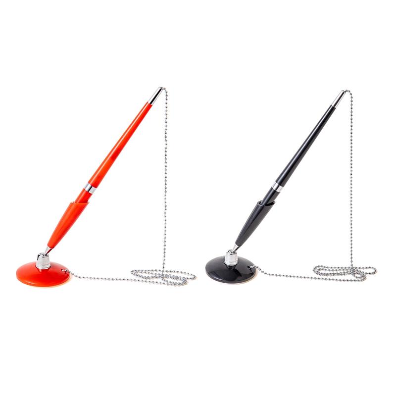 Ballpoint Pen Set with Chain and Desk Holder Perfect for Business ...