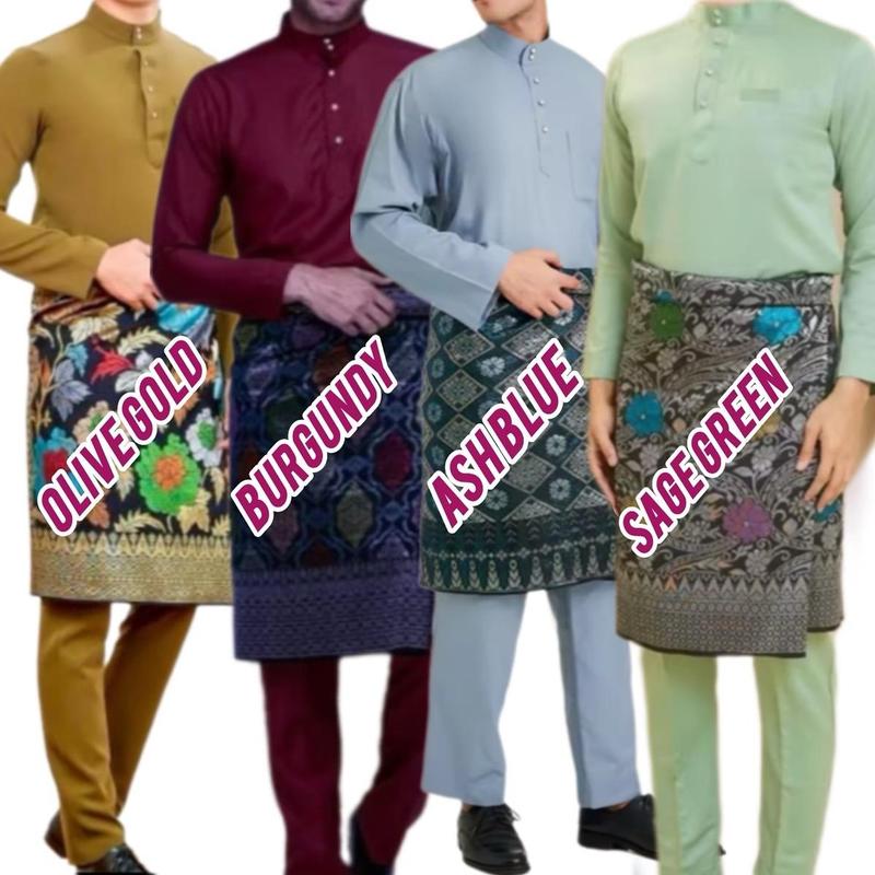 Baju Melayu Dewasa Paloma Parel Skin Soft Slim Fit XS-XXL (Free ...