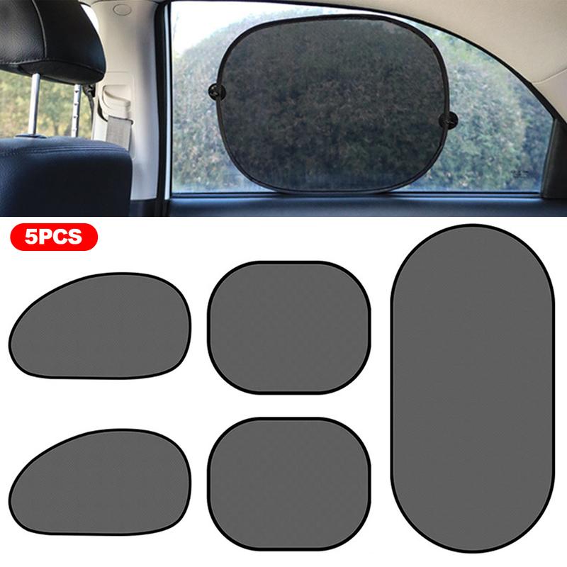 5Pcs Auto Car Rear Side Window Sunshade Sun Shade Cover Viso - TikTok ...
