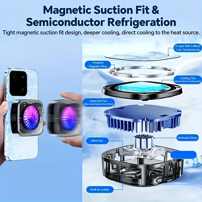 Preferred Mobile Phone Cooling Fan Radiator Turbo Hurricane Game Cooler ...