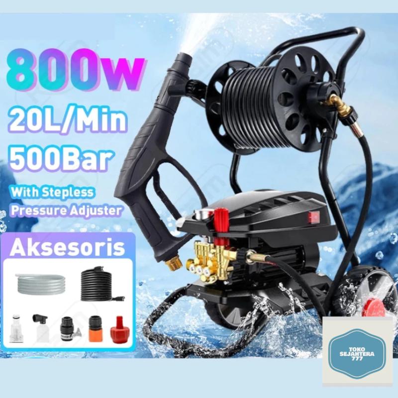 Reaim Alat Steam Cuci Motor & Mobil 800W Jet Cleaner Mesin Cuci Mobil ...