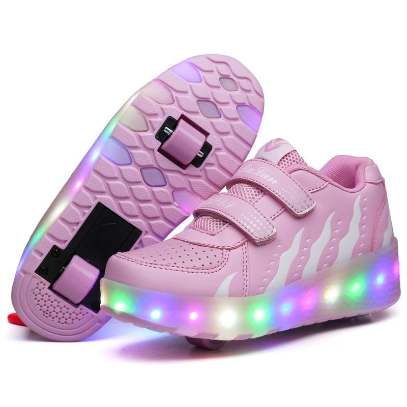 Heelys-kids two wheel shoes, light-emitting wheel shoes, unisex ...
