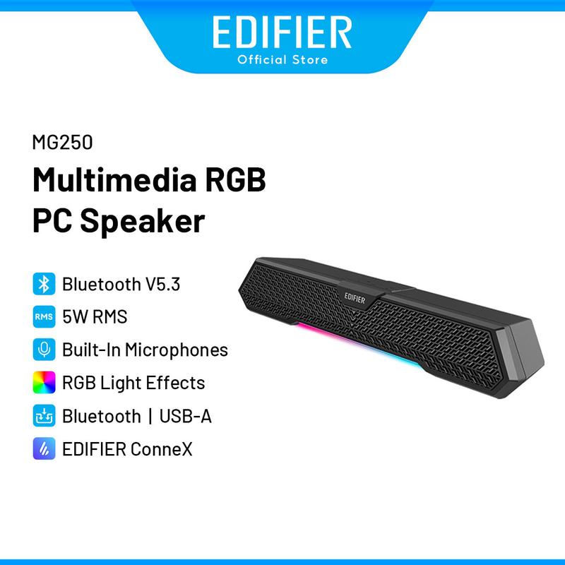 Edifier MG250 Monitor Soundbar - Bluetooth V5.3 | RGB Lighting - TikTok ...