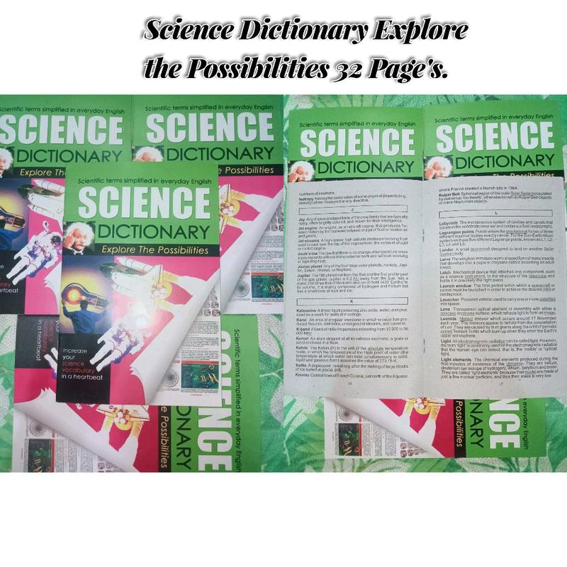 Science Dictionary Explore The Possibilities 32 Page's - TikTok Shop ...