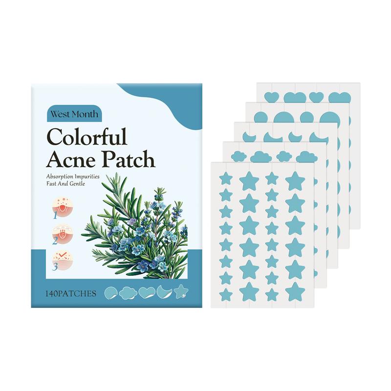 West&Month Colorful Acne Patch, Gently Cleanse And Repair Acne Facial ...