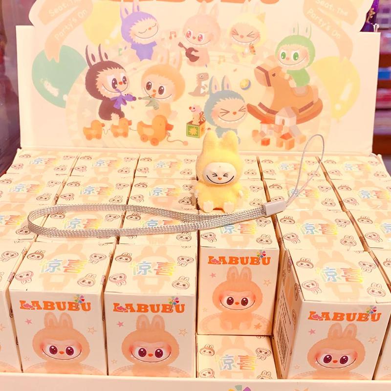 Cartoon Labubu Resin Flocking Doll Blind Box Pendant Cute Book - TikTok ...