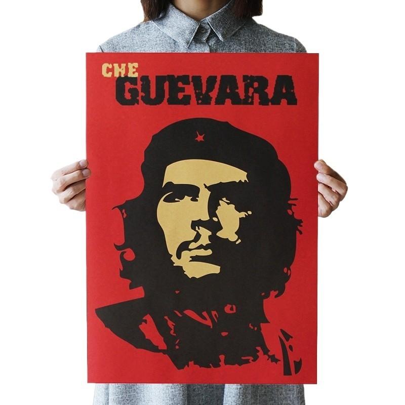 Poster gaya Che Guevara vintaj, pelekat hiasan dinding rumah - TikTok ...