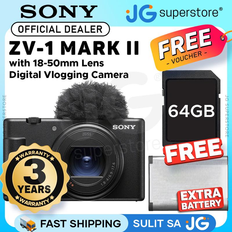 Sony ZV1 Mark II Digital 20.1MP 4K UHD Video Vlogging Camera - TikTok ...