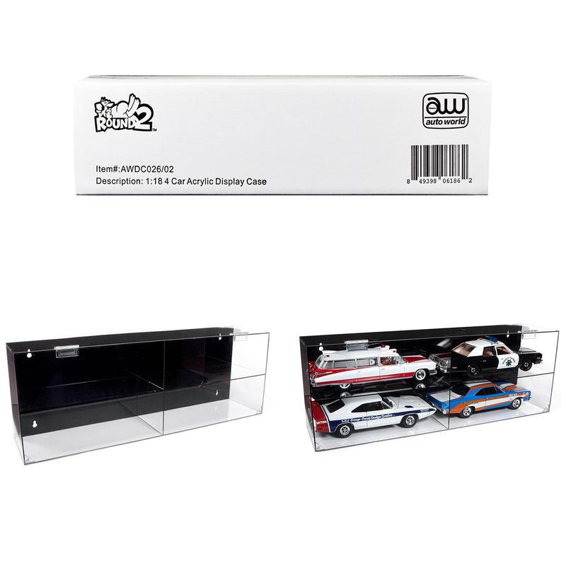4 Car Acrylic Display Show Case for 1/18 Scale Models - TikTok Shop