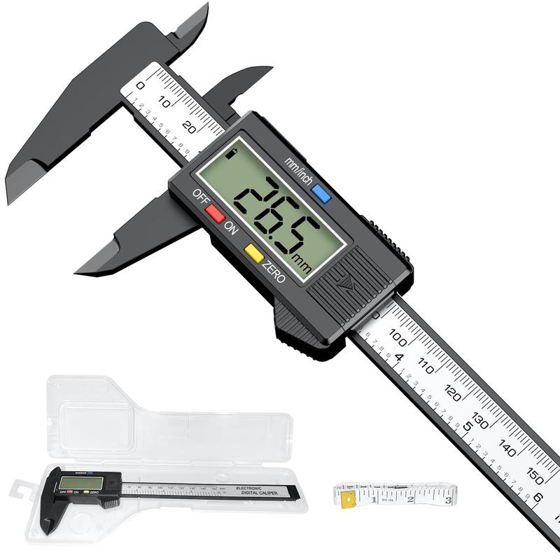 HDLNAK Digital Caliper Set, 6 inch/150 cm Precision Caliper Measuring ...