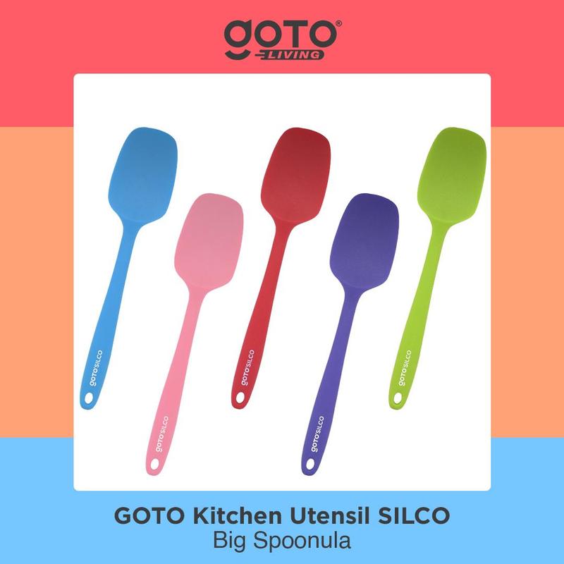 Goto [COD] Silco Kitchen Utensil Spatula Silikon Capitan Sendok Masak ...