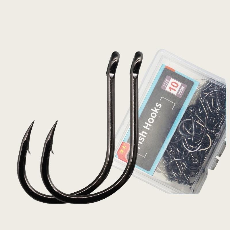 Kail Pancing Carbon 100pcs Bahan Baja Karbon Kuat untuk Air Tawar Laut ...