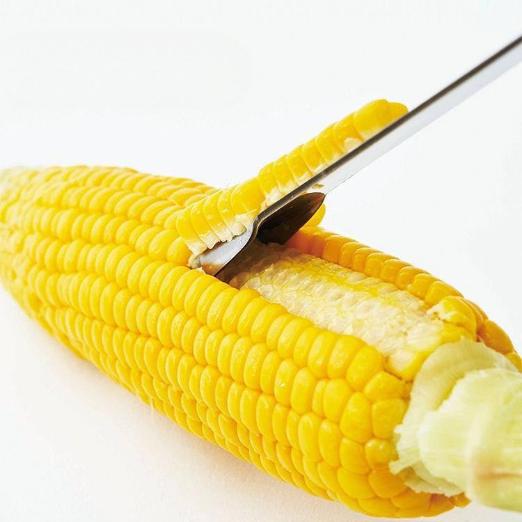 New Corn Kernel Peeling Tool Kitchen Stainless Steel Scraper - TikTok ...