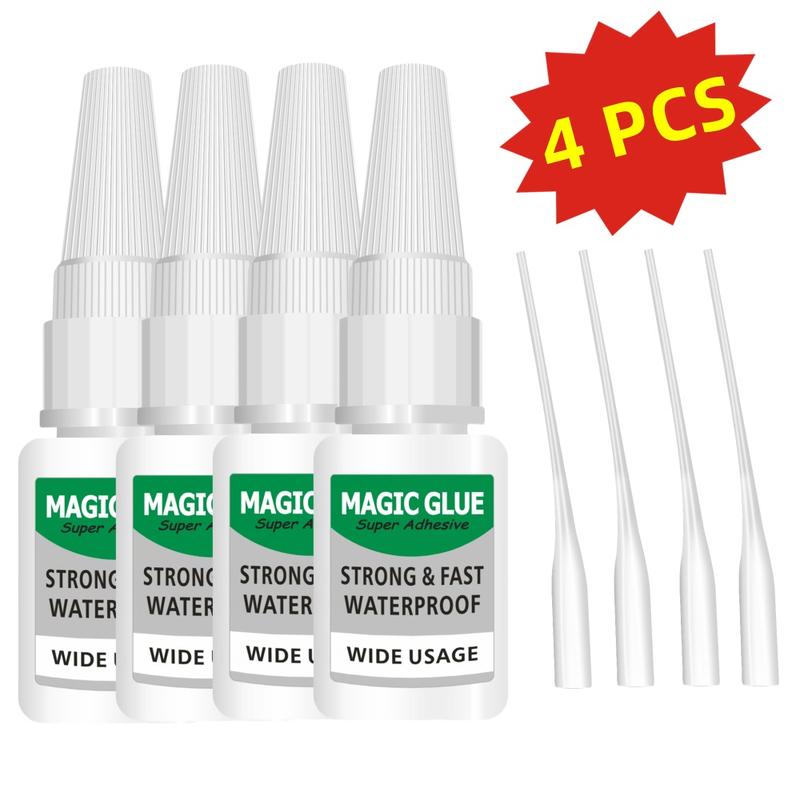 4PCS All-Purpose Super Glue, Cyanoacrylate Nail，Magic，Shose Glue ...
