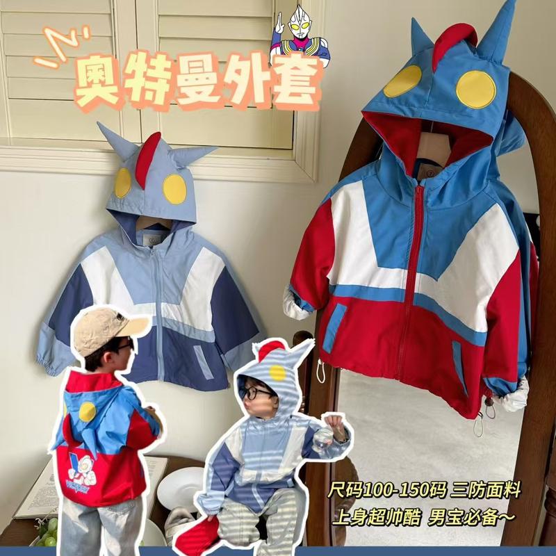 Ultraman Clothes Boy's Hoody 2024 Spring and Autumn New Children ...