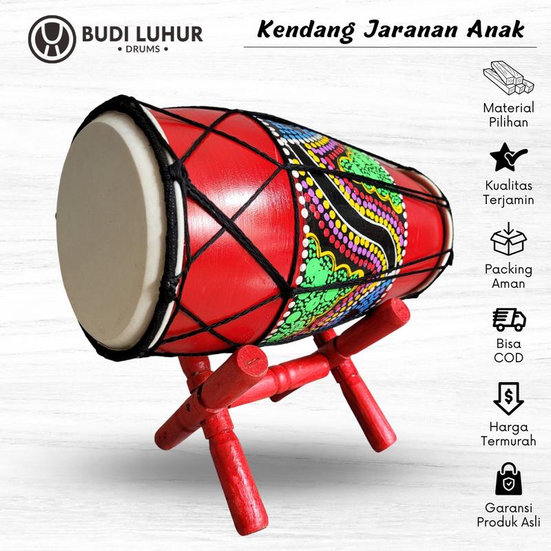Gendang Jaranan Jawa Jaipong Mainan Anak Murah Unik Kendang - Shop ...