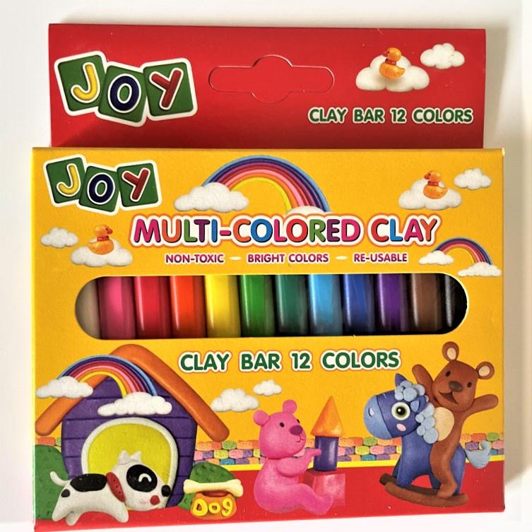 Joy Modeling Clay Bar Sticks 12 Colors Assorted - TikTok Shop Philippines