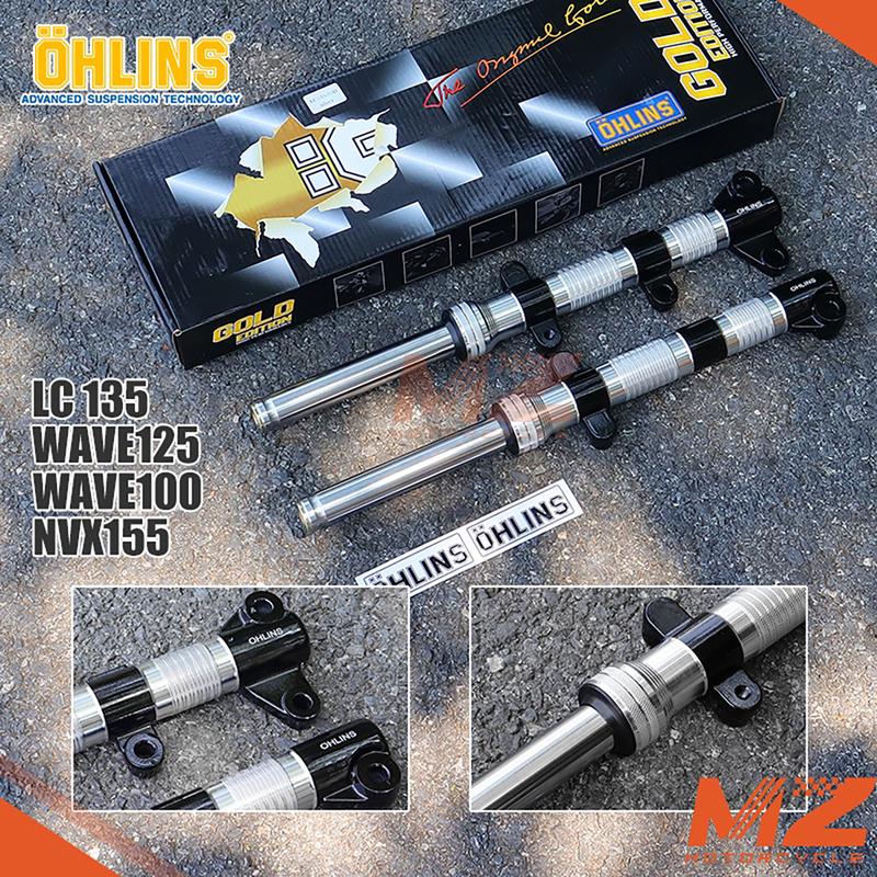 Front Fork OHLINS Lay Assy CNC A Set 2PCS LC135 SRL115 WAVE100 - TikTok ...