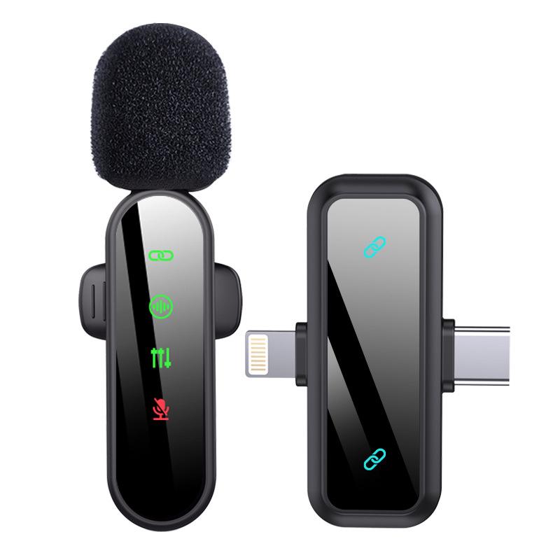 Wireless Collar Microphone Mobile Phone Outdoor Live Stream Microphone ...